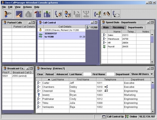 Cisco Unified Callmanager Attendant Console 14 Cisco