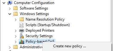 在Windows计算机上启用DSCP QoS标记 Cisco
