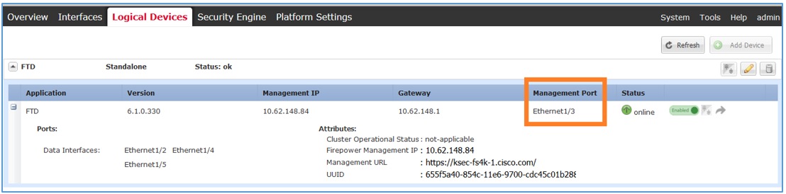 Configuring Firepower Threat Defense Ftd Management Interface Cisco