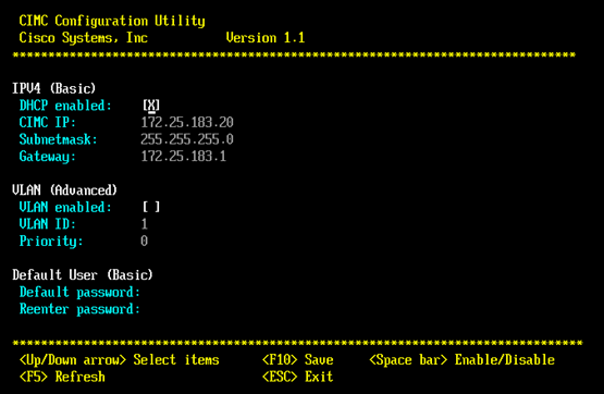 Set up CIMC for UCS C-Series Server - Cisco