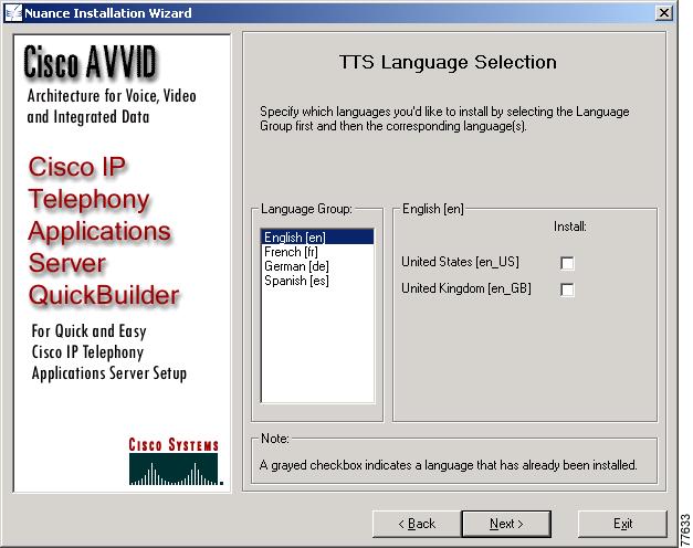 Cisco Customer Response Applications スタートアップ ガイド Nuance ASR および TTS の