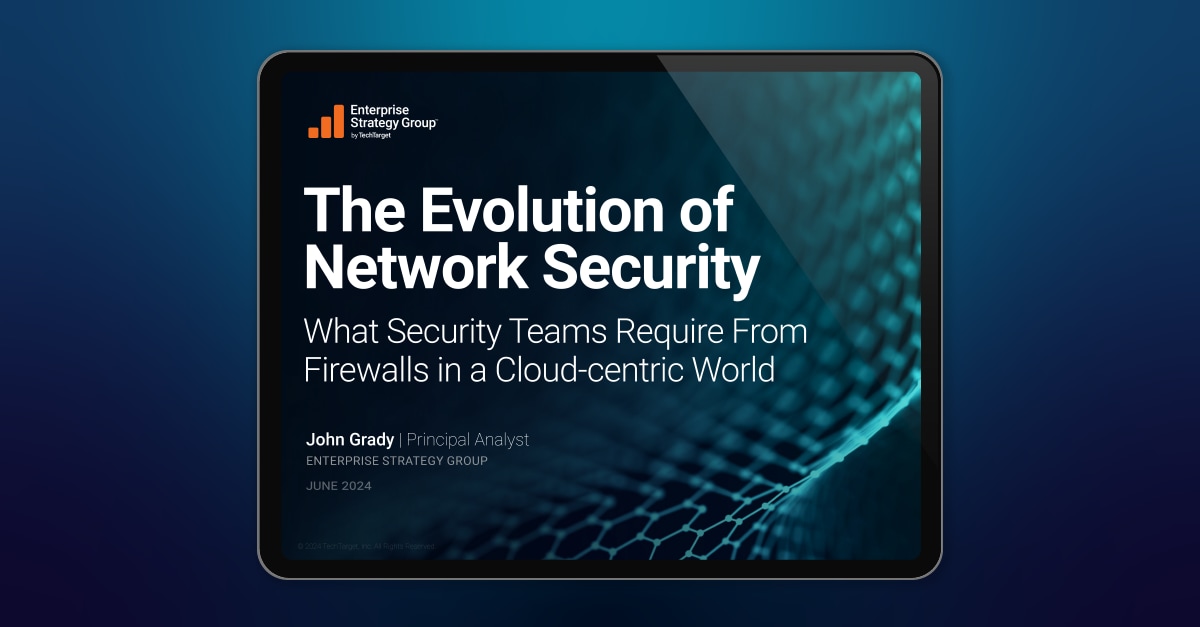 ESG Report: The Evolution of Network Security - Cisco