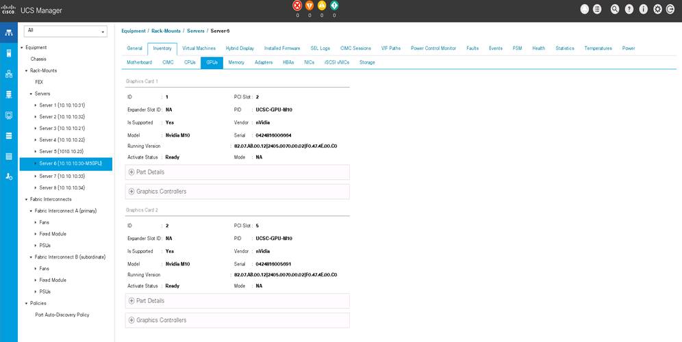 Deploy Cisco UCS M5 Servers with NVIDIA GRID 10 on VMware vSphere 6.7 ...