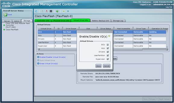 Configure and Use Cisco FlexFlash Secure Digital Cards on Cisco UCS ...