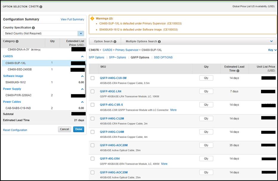 Cisco Catalyst 9400 Series Switches Ordering Guide - Cisco