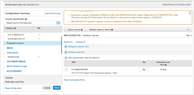 Cisco Nexus 9300 Platform Switches Ordering Guide - Cisco
