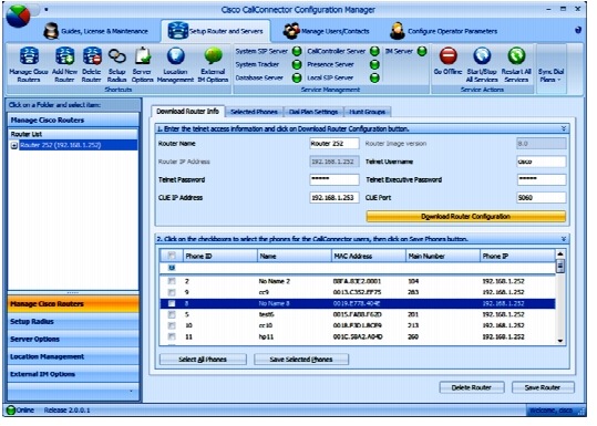 Cisco Unified CallConnector Server - Cisco