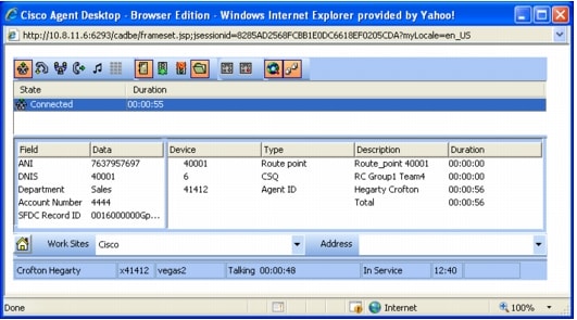 Cisco Agent Desktop for Cisco Unified Contact Center Express 7.0 - Cisco