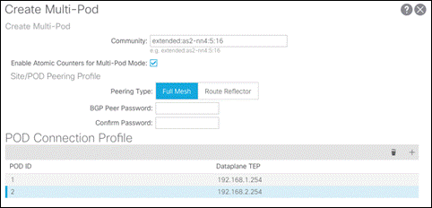 Cisco Application Centric Infrastructure Multipod Configuration White ...