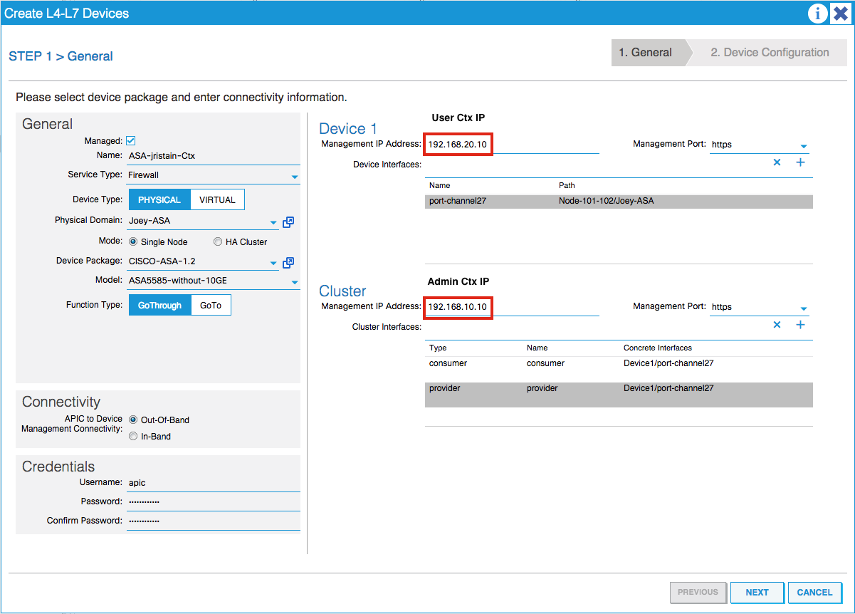 Configure and Deploy a Two-Node Service Graph with ASA Multi-Context and NetScaler 1000V - Cisco