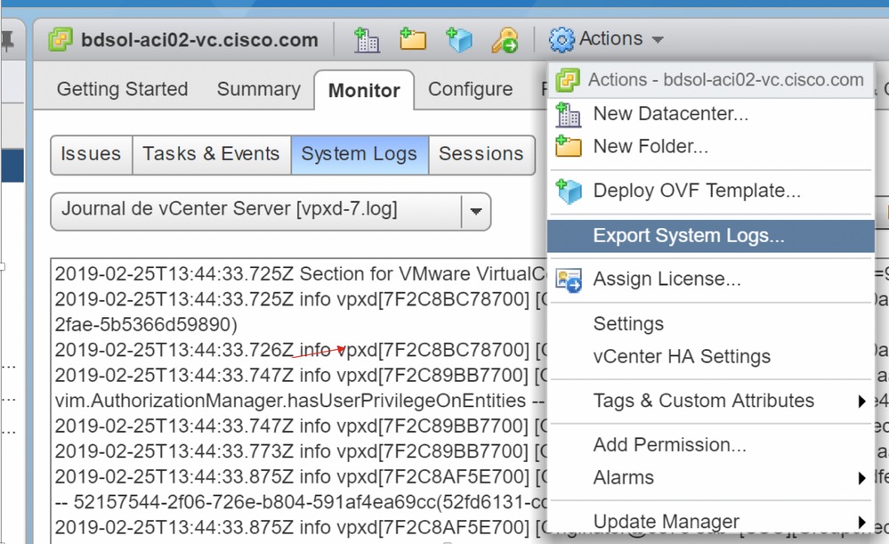 Guide to collect Tech Support and TAC requested outputs for ACI - Cisco