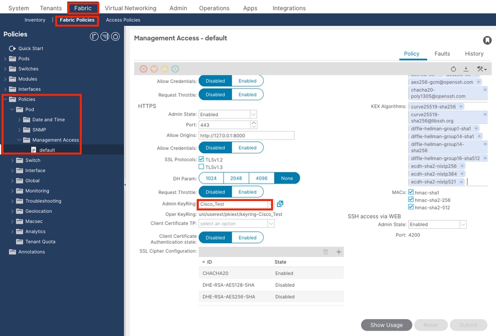 Configure Aci Apic Gui Certificate Cisco 