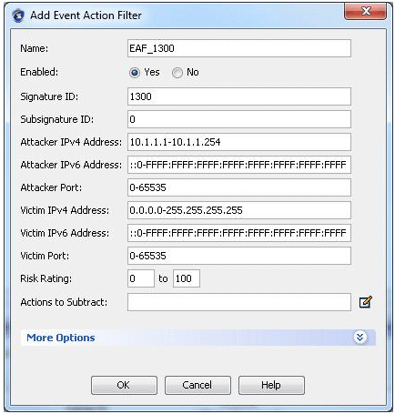 Tune the IPS for False Positive Prevention Using Event Action Filter ...