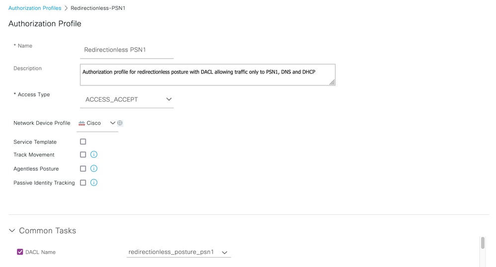 Implementing ISE Redirectionless Posture - Cisco