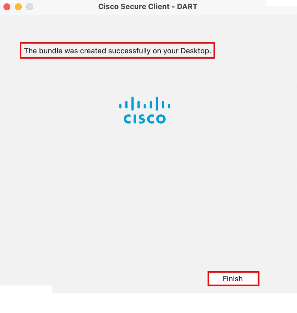 Collect Dart Bundle For Secure Client Cisco 1030
