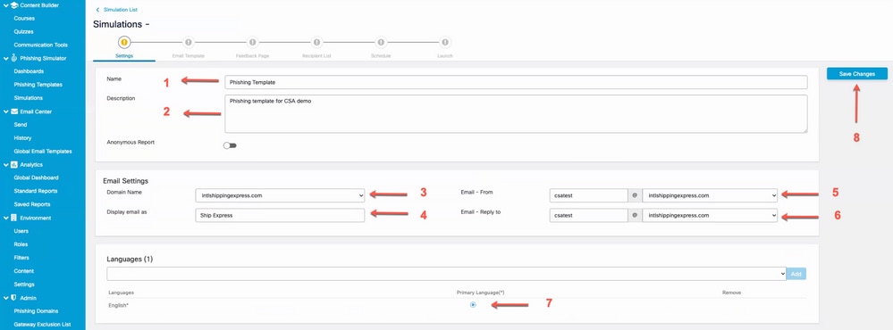 Configure Cisco Security Awareness Integration With Cisco Secure Email
