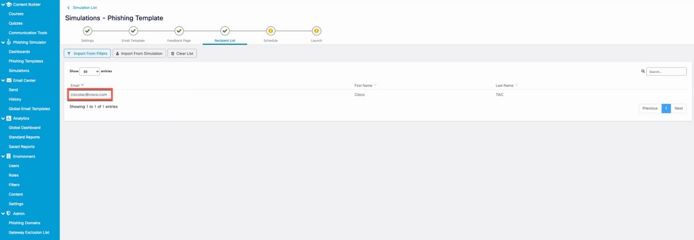 Configure Cisco Security Awareness Integration With Cisco Secure Email