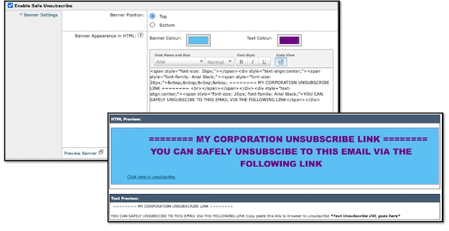 Cisco Secure Email Gateway용 그레이메일 수신 거부 배너 사용자 지정 Cisco