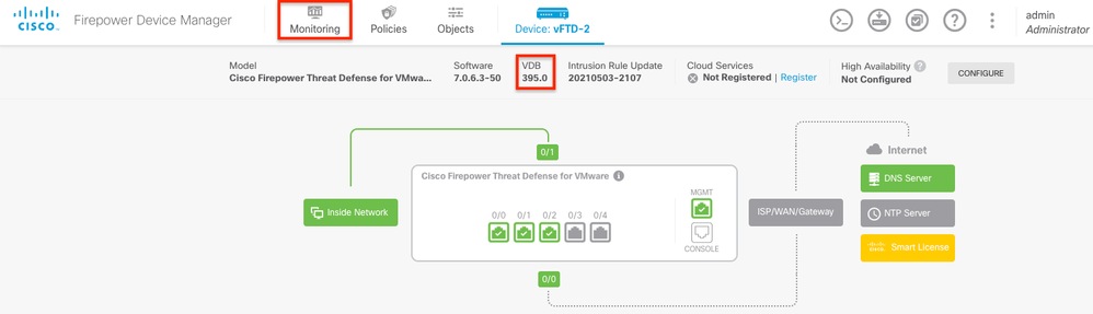 Implement Rollback VDB Version in FMC Version 7.3+ - Cisco