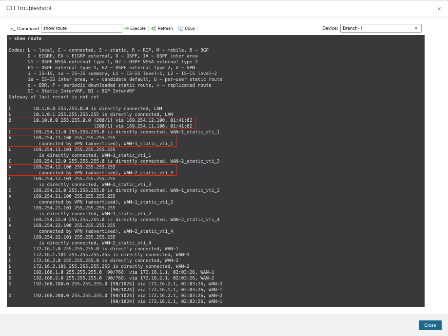 Configure Dual Isp Topology With Two Hubs And Four Spokes In The Same