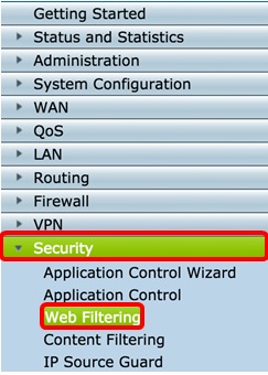 Configure Web Filtering on the RV34x Series Router - Cisco