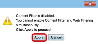 Configure Web Filtering on the RV34x Series Router - Cisco
