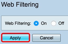 Configure Web Filtering on the RV34x Series Router - Cisco
