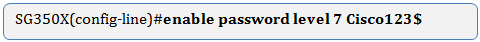 Configure Password Settings on a Switch through the Command Line ...