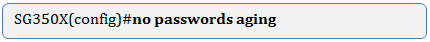 Configure Password Settings on a Switch through the Command Line ...