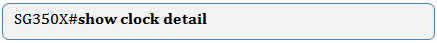 Configure System Time Settings on a Switch through the Command Line ...