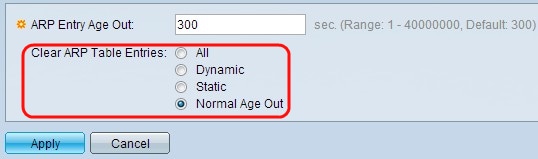 在sx500系列堆疊式交換器上設定位址解析通訊協定 Arp Cisco