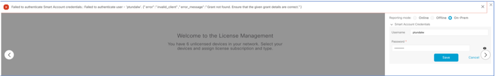 Troubleshoot License Sync on Catalyst SD-WAN Manager through On-prem Reporting Mode - Cisco