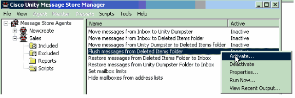 Unity Voicemail Recovery Configuration Example - Cisco