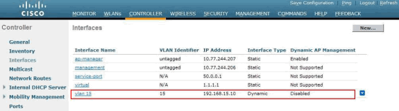 Vlans On Wireless Lan Controllers Configuration Example Cisco