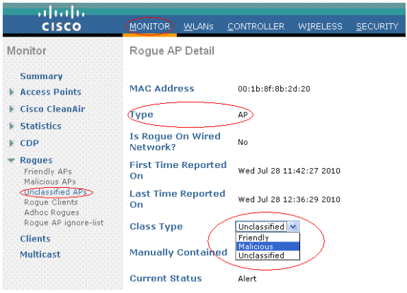 Unified Wireless Network の不正な管理 - Cisco