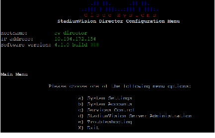 Release 4.1: Cisco StadiumVision Director Server Administration Guide ...