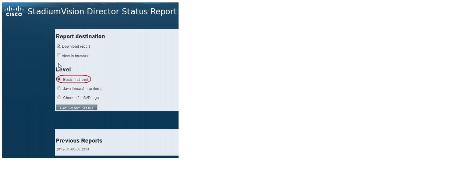 Cisco StadiumVision Director Software Installation and Upgrade Guide ...