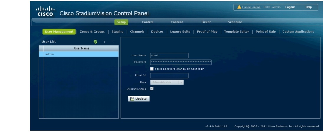 Cisco StadiumVision Director Software Installation and Upgrade Guide ...