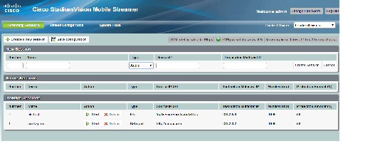 Release 2.0: Cisco StadiumVision Mobile Streamer Administration Guide ...