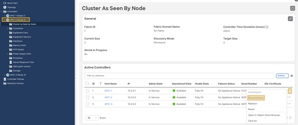 Cisco APIC M1/M2/M3/L1/L2/M3 to M4/L4 Cluster Migration - Cisco
