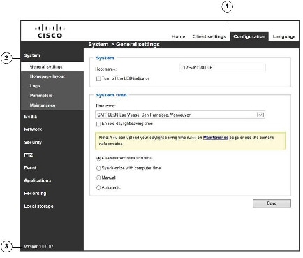 Cisco Video Surveillance 8000P IP Camera Reference Guide, Release 1.0.5 ...