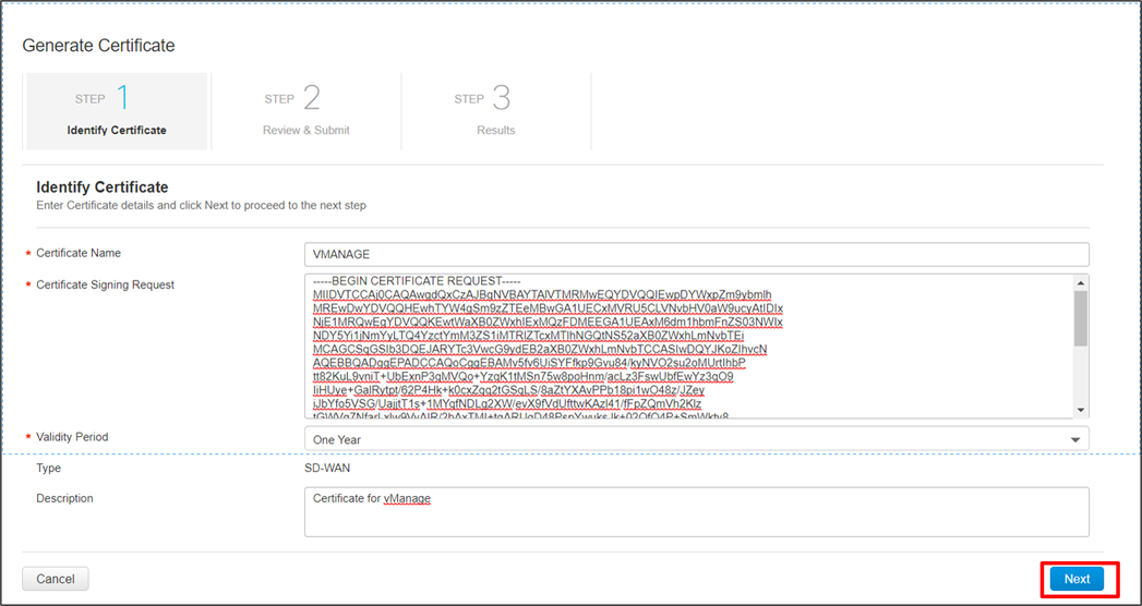 Design Zone for Branch/WAN - Cisco SD-WAN Controller Certificates and ...