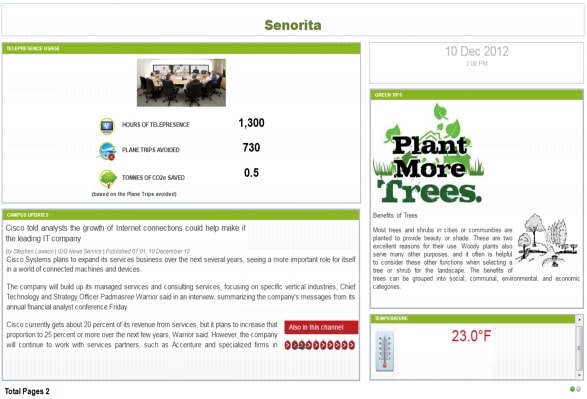 Cisco Smart+Connected Digital Signage User Guide - Green Advisor ...