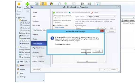 Microsoft Hyper-V and Nexus 1000V Switch for Microsoft Hyper-V within a ...