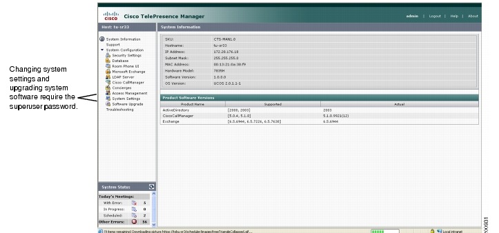 Using Cisco TelePresence Manager - Cisco