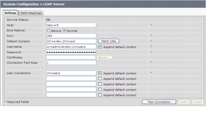 Configuring CTS-Manager - Cisco