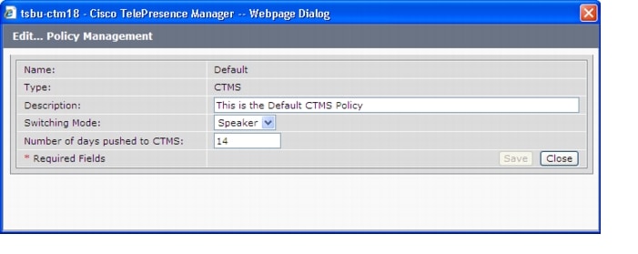 Configuring CTS-Manager - Cisco