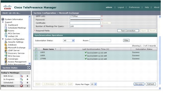 Configuring CTS-Manager - Cisco