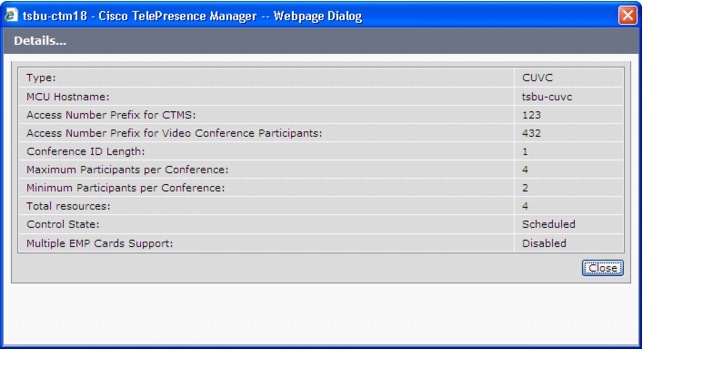 Supporting CTS-Manager - Cisco