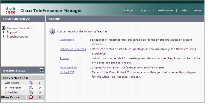 Using CTS-Manager - Cisco